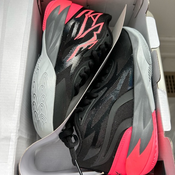 Puma | Shoes | Bnib Puma Lamelo Ball Mb2 Black Sunset Glow Size 45y ...